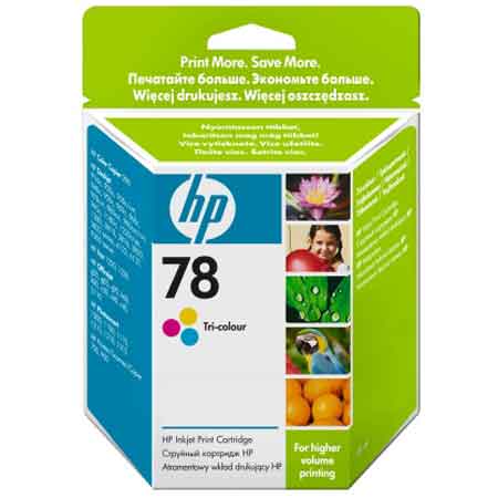 HP 78 Large Tri-Colour Original Inkjet Print Cartridge - Printerinks.com