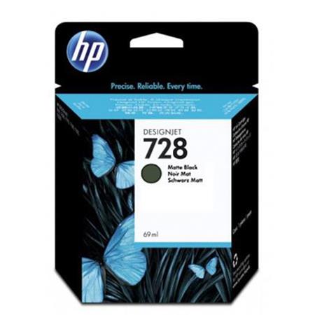 HP 728 (F9J64A) Matte Black Original Ink Cartridge - Printerinks.com