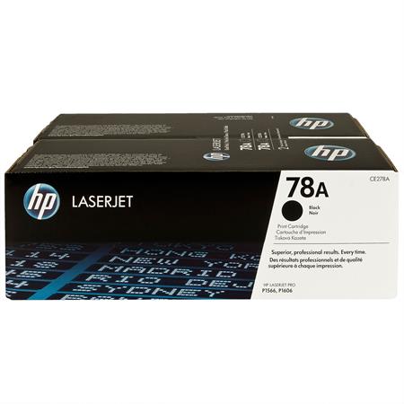 HP 78A Black Laser Toner Cartridge - Twin Pack - Printerinks.com