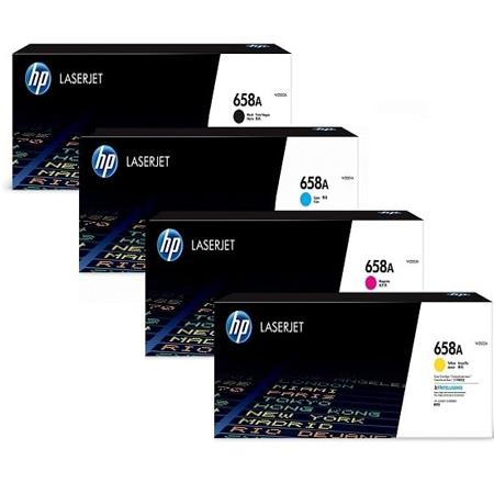 HP 658A Full Set Original Standard Capacity Toners - Printerinks.com